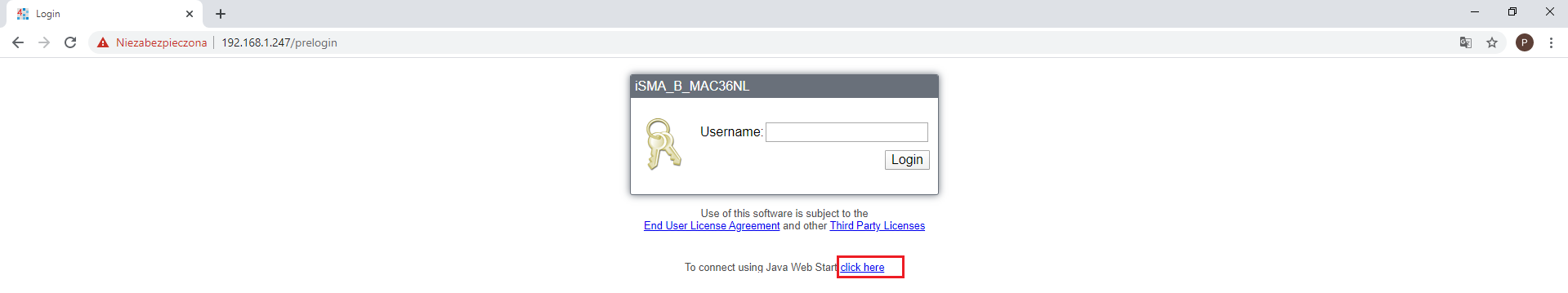 Niagara Webservice Using Java Applets Start Up